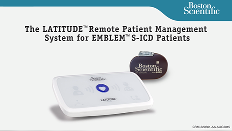 LATITUDE™ NXT Remote Patient Management System - EMBLEM S-ICD System